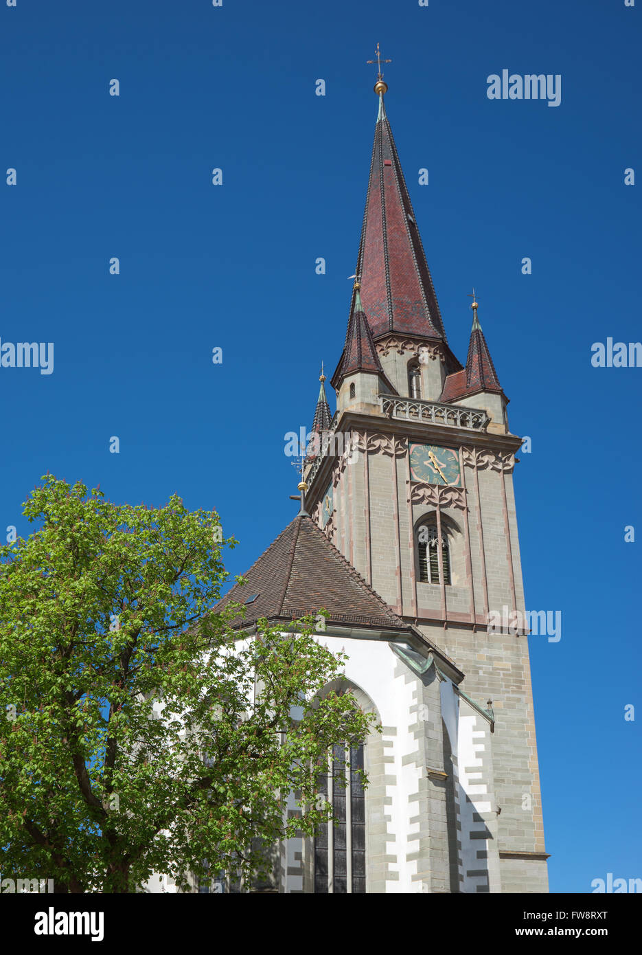 Cathedral church tower in radolfzell hi-res stock photography and ...