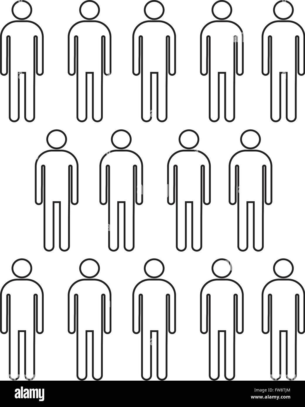 Population People Icon Illustration design Stock Vector Image & Art - Alamy