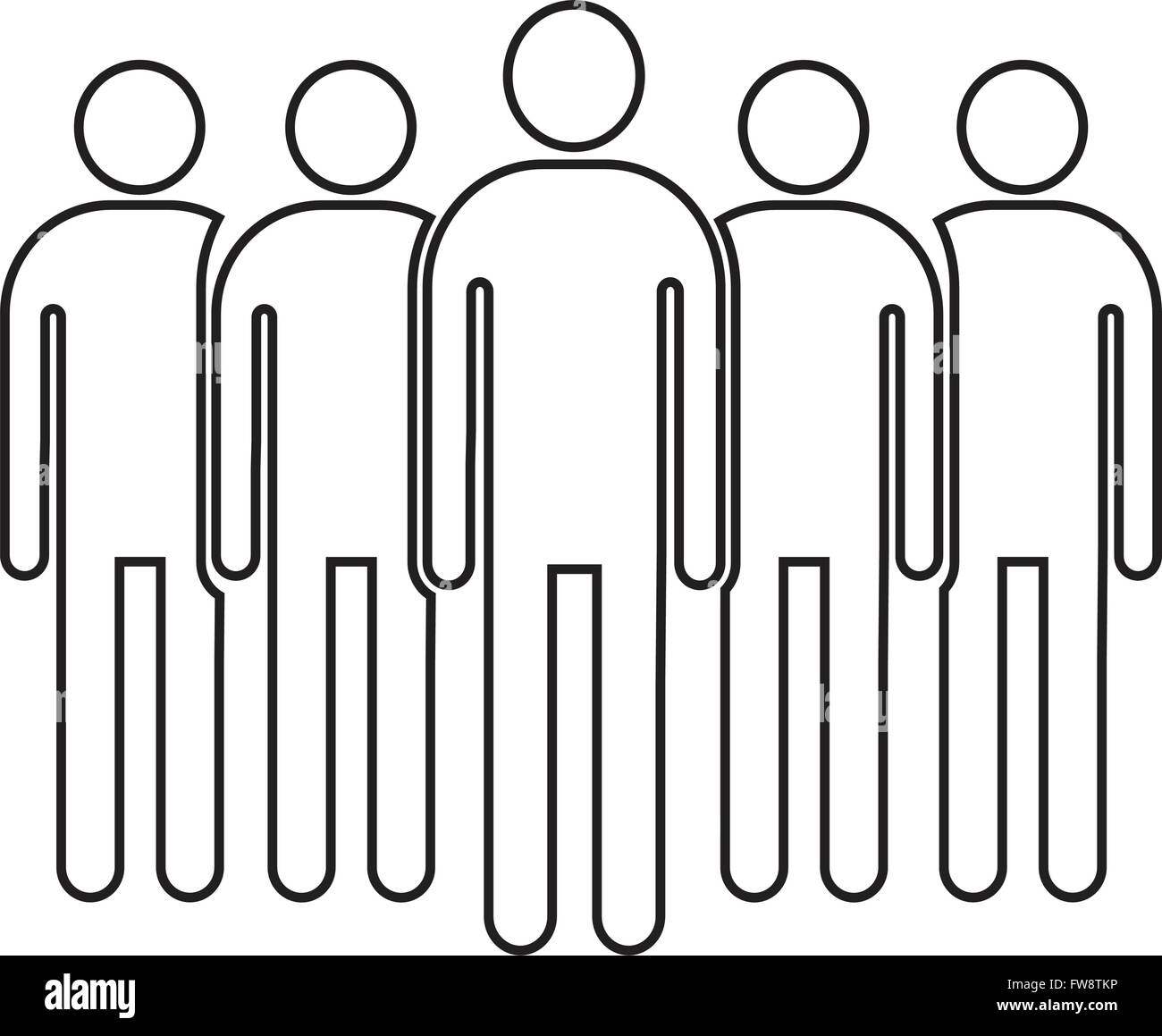 Population People Icon Illustration design Stock Vector Image & Art - Alamy