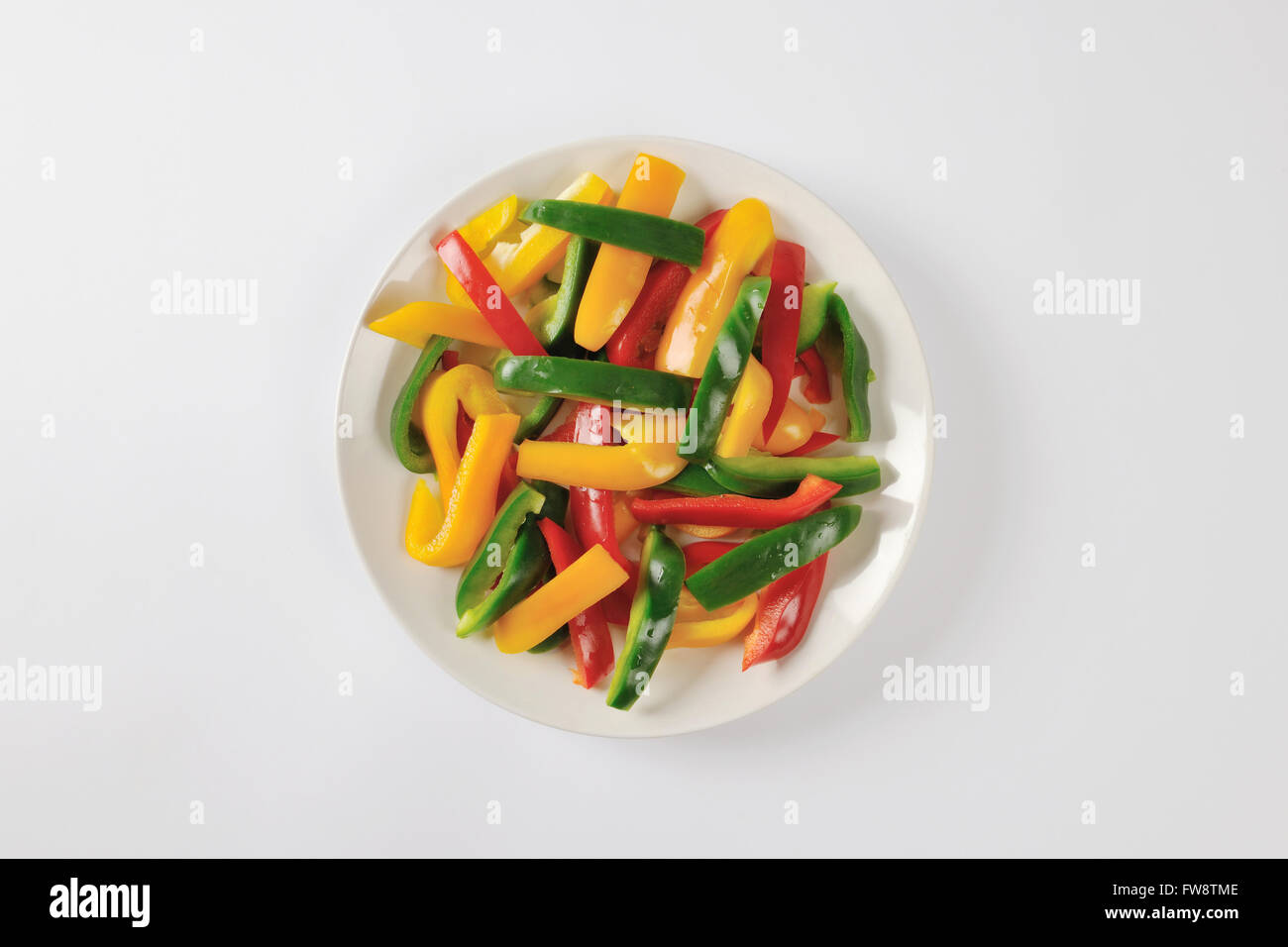 Bell peppers into strips hi-res stock photography and images - Alamy