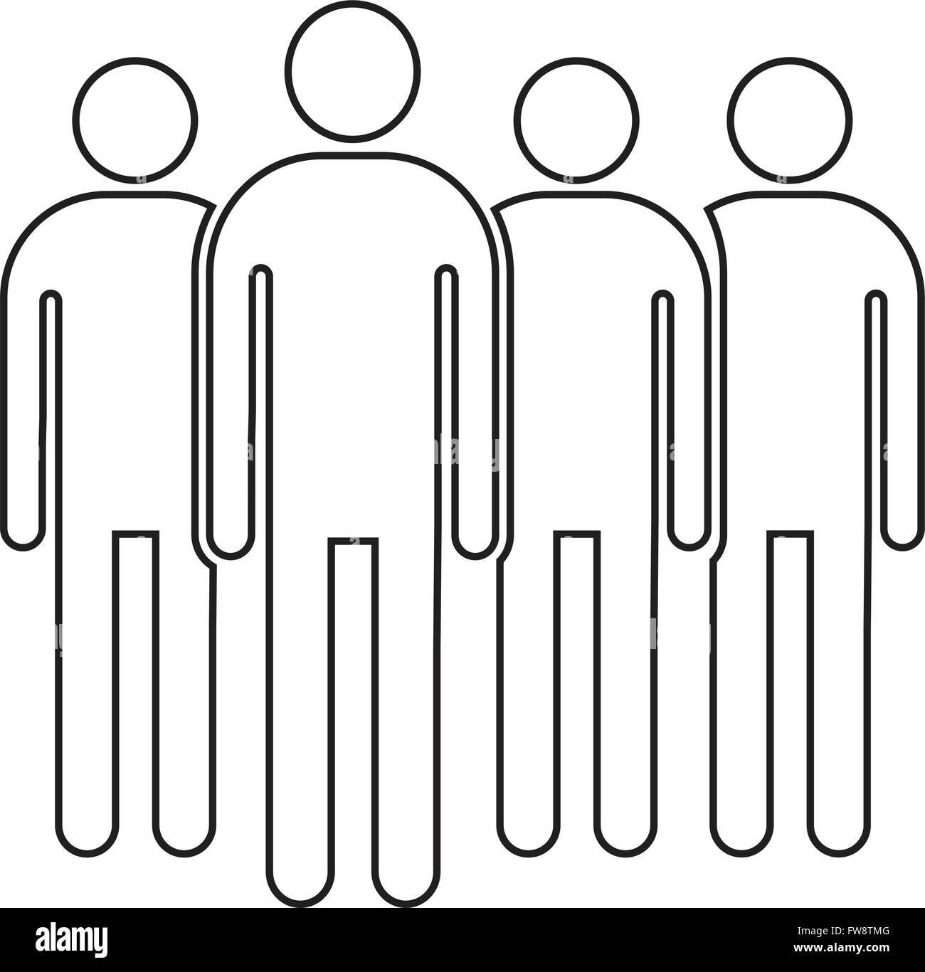 Population People Icon Illustration design Stock Vector Image & Art - Alamy