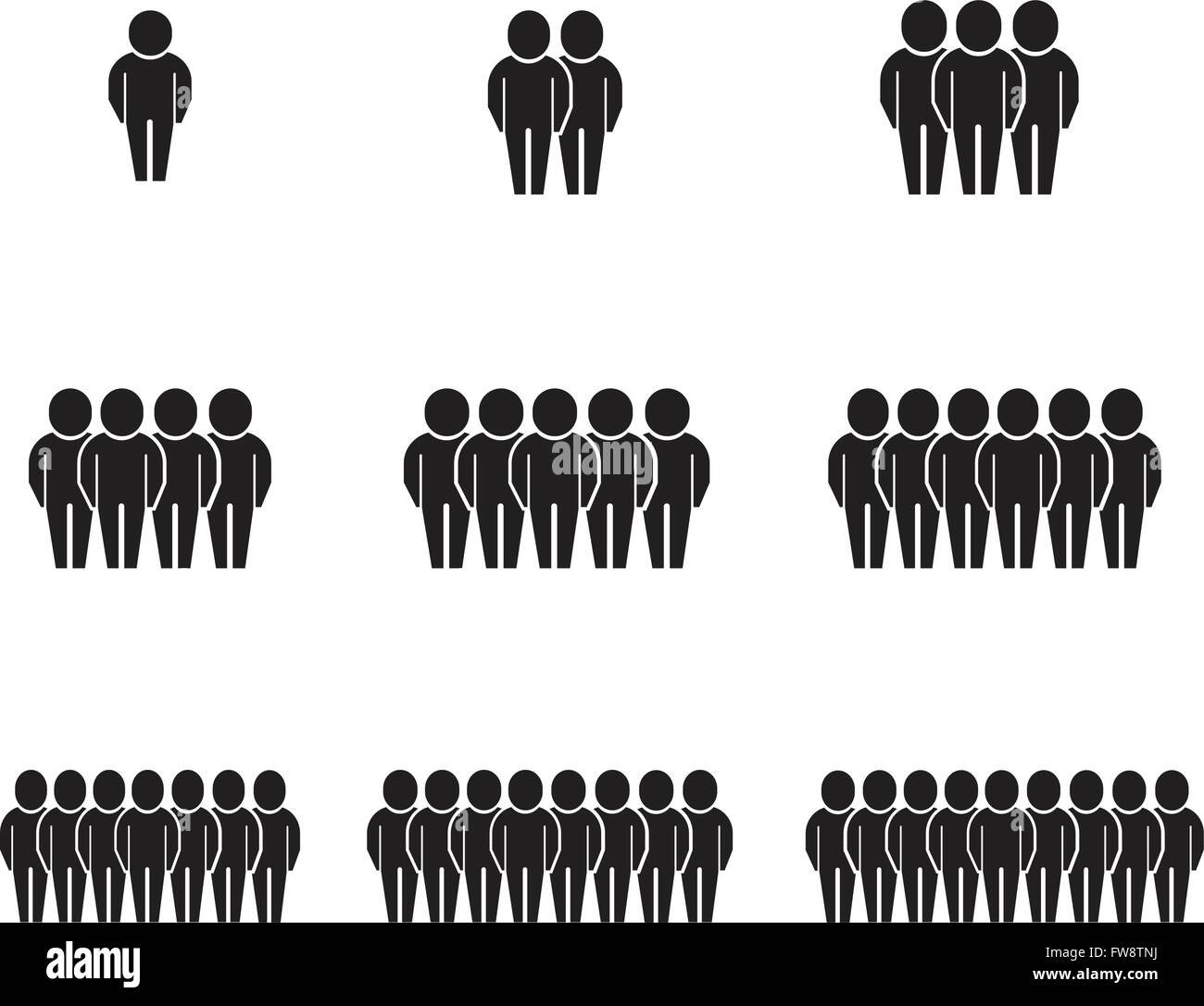 Population People Icon Illustration design Stock Vector Image & Art - Alamy