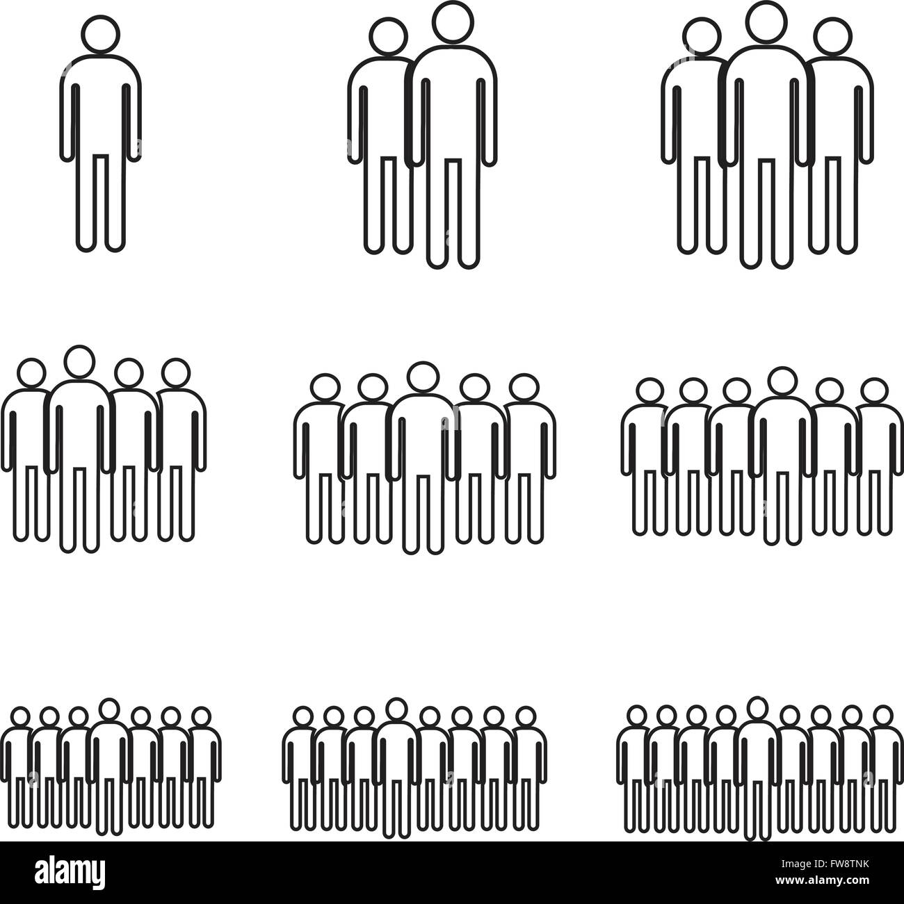 Population People Icon Illustration design Stock Vector Image & Art - Alamy