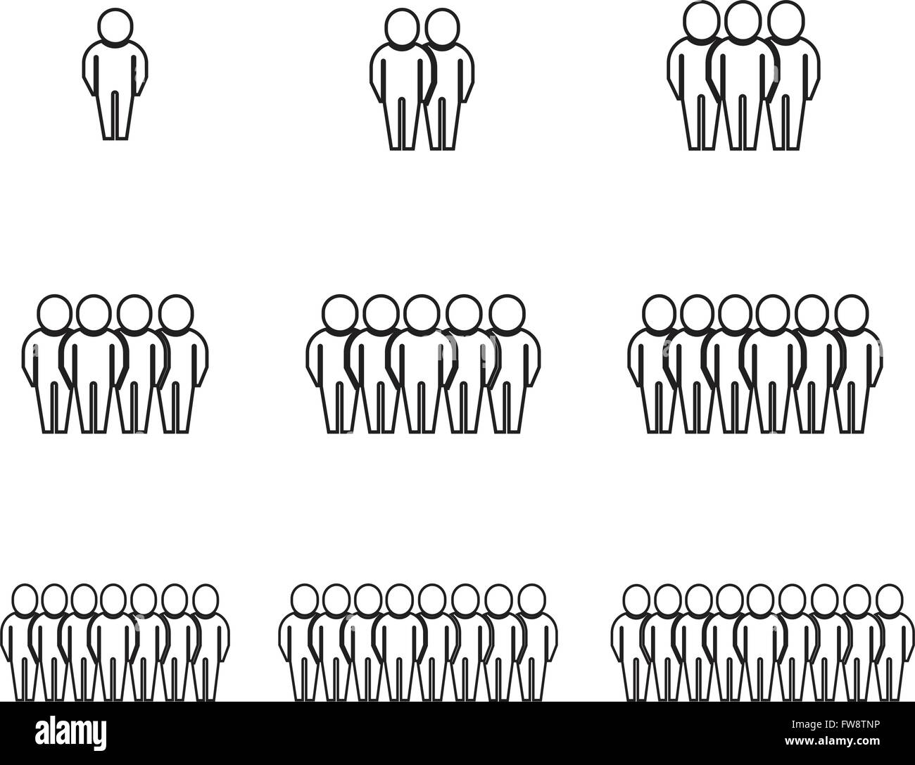 Population People Icon Illustration design Stock Vector Image & Art - Alamy
