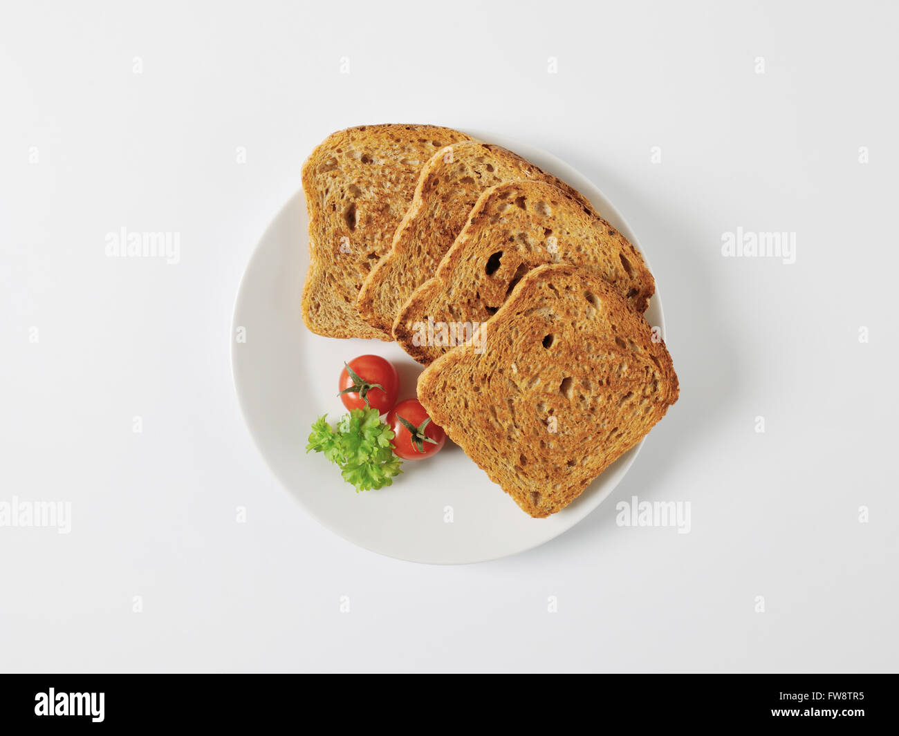 toasted slices of whole grain bread Stock Photo - Alamy