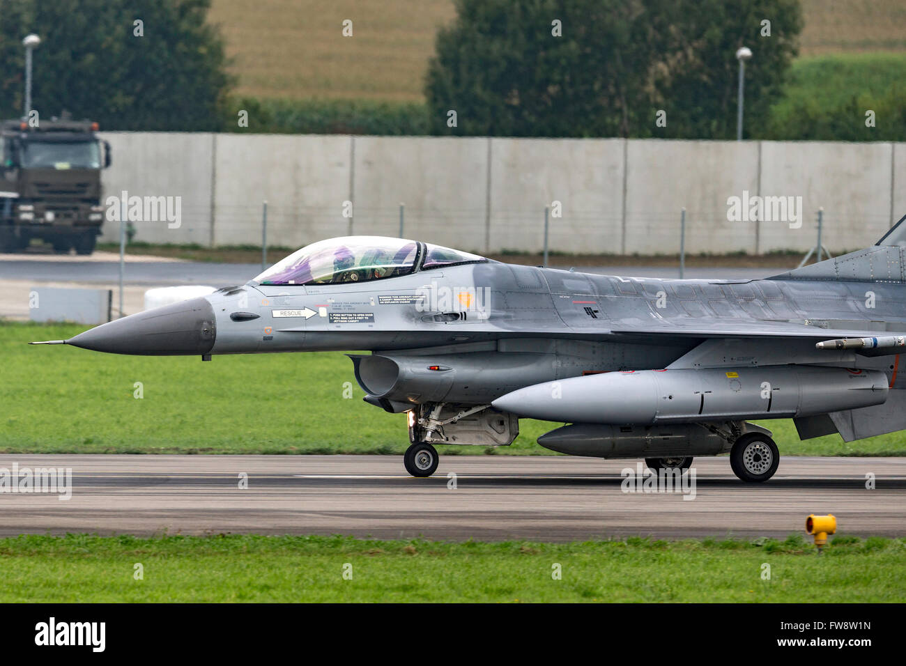 Belgian Air Component General Dynamics F-16AM multirole fighter ...