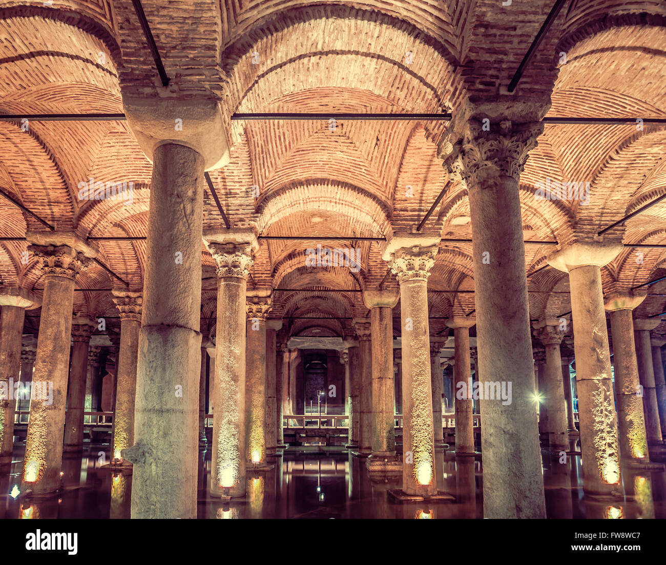 Basilica Cistern in Istanbul Stock Photo - Alamy