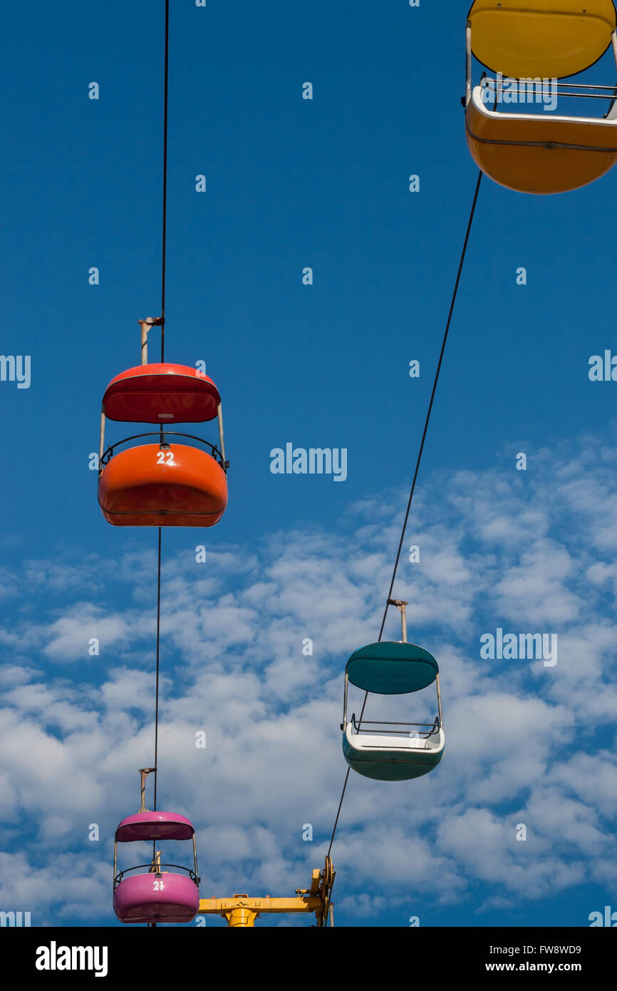 Cable Cars viewed from below Stock Photo - Alamy