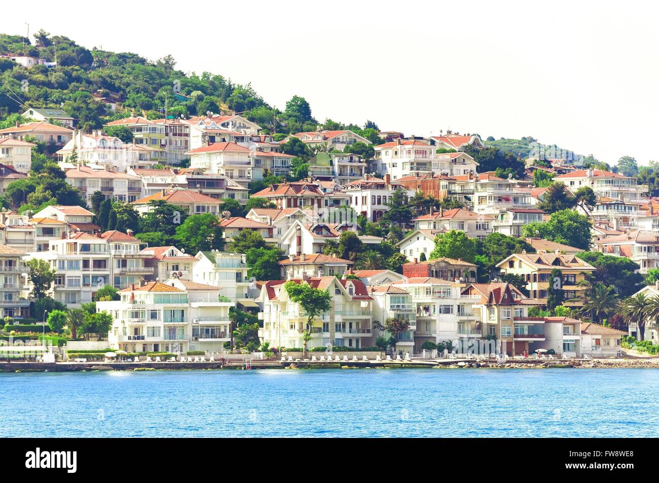 Kas village buildings Stock Photo - Alamy