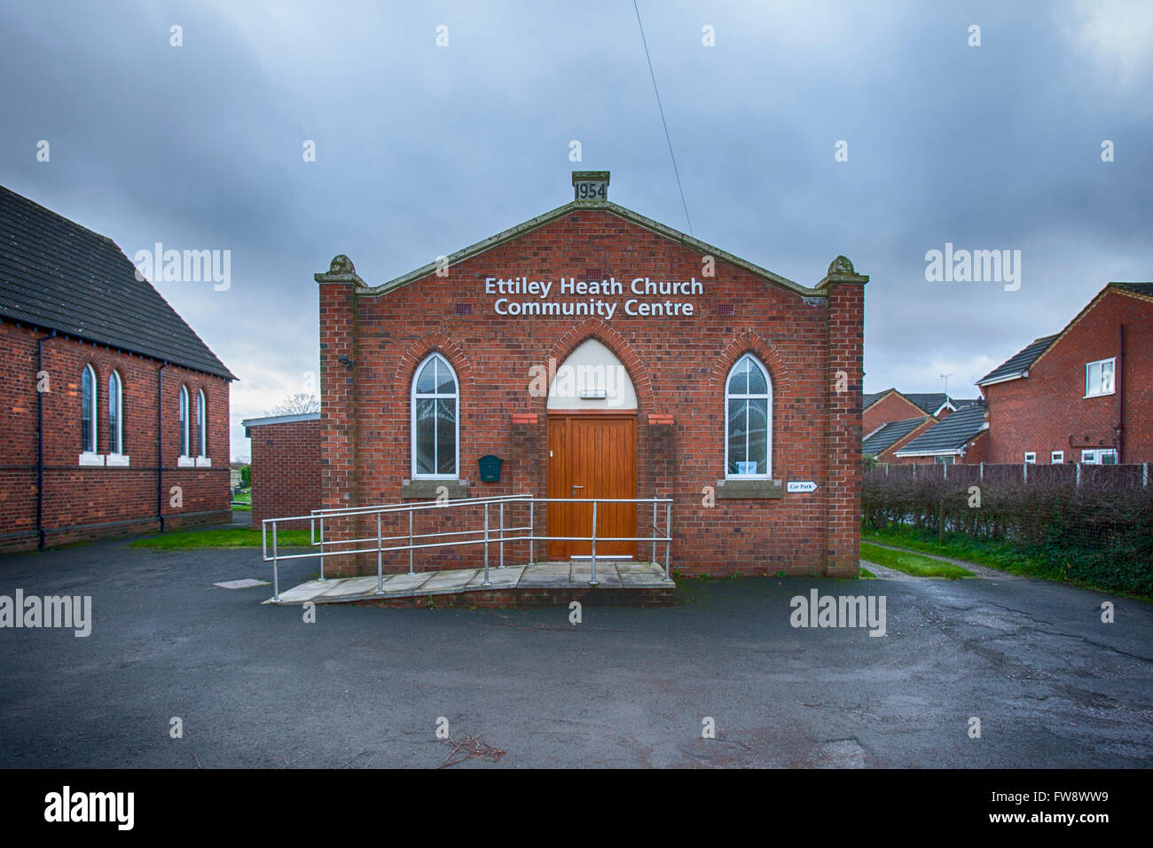 Ettiley Heath Church Community Centre near Sandbach Cheshire UK Stock ...