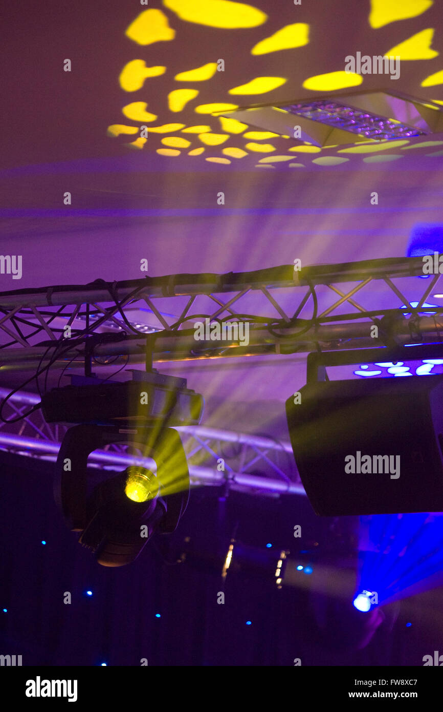 Detail of a stage lighting rig or set up similair to set ups that are ...