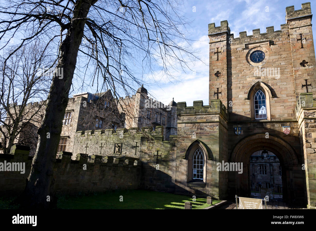 Durham Castle, part of University College Durham, Tyne and Wear ...