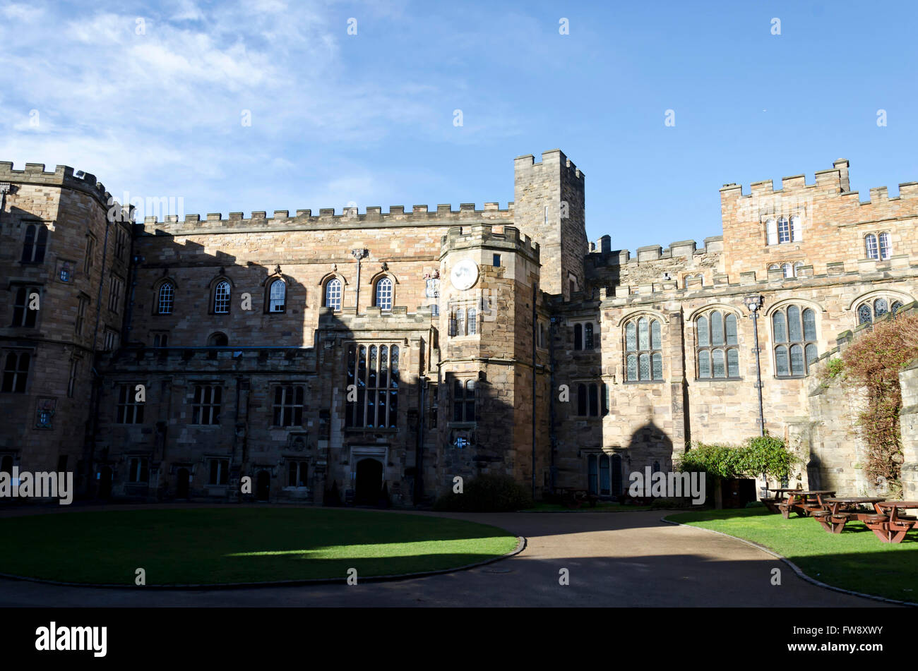 Durham Castle, part of University College Durham, Tyne and Wear ...