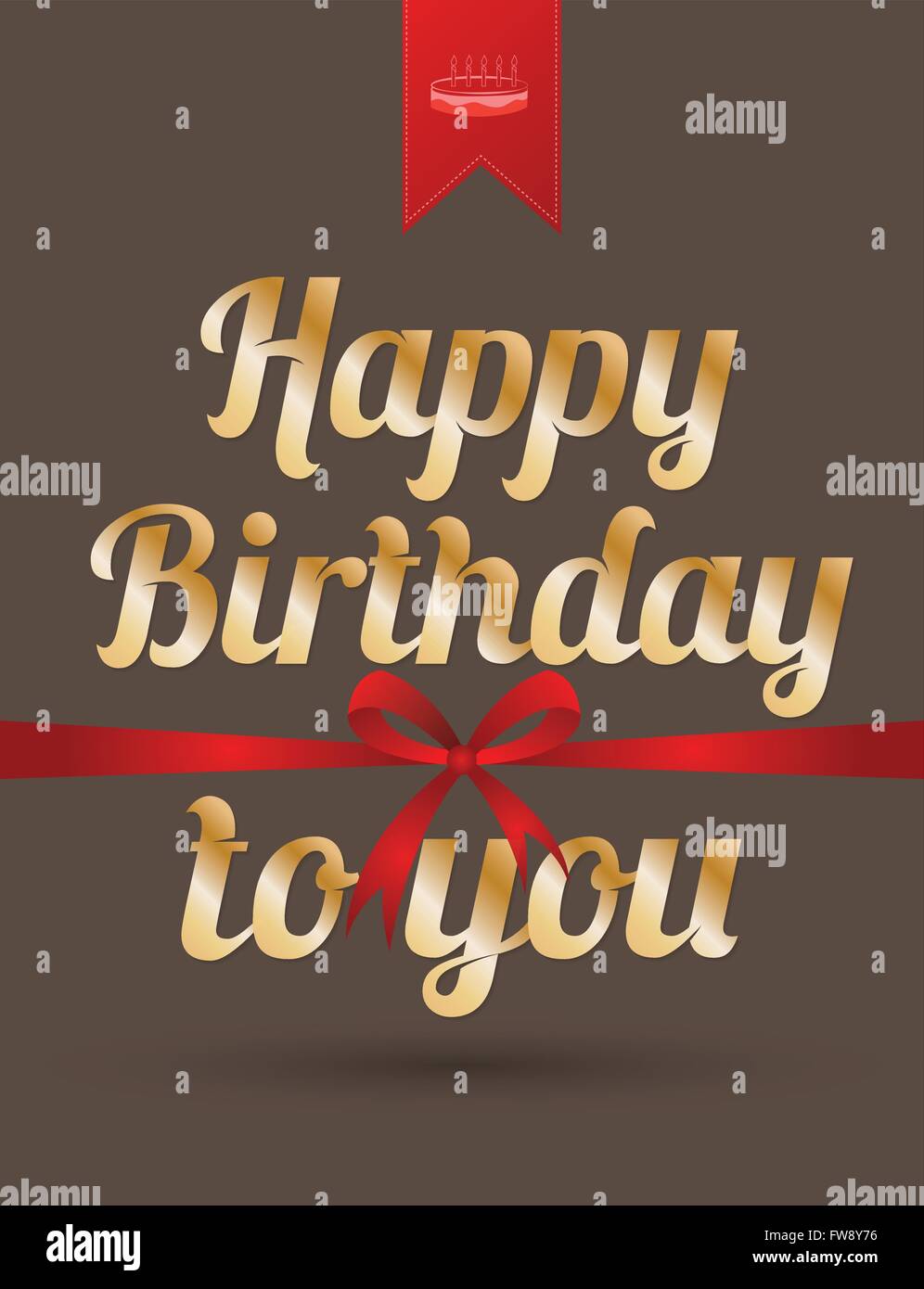 Happy birthday card. Vector illustration. Can use for printing and web ...