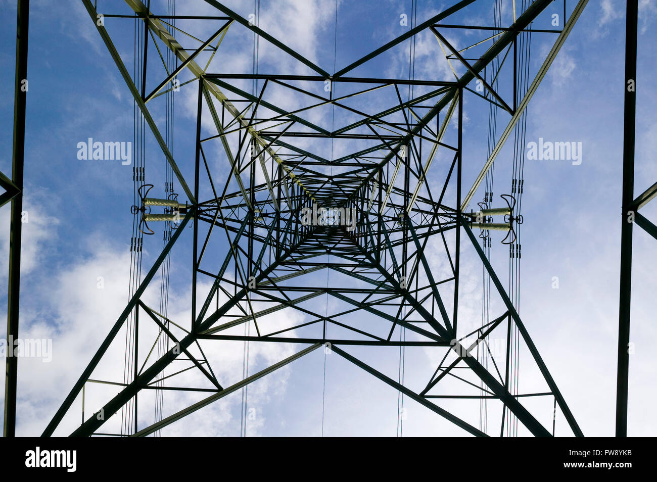 High voltage power cable crossing hi-res stock photography and images ...
