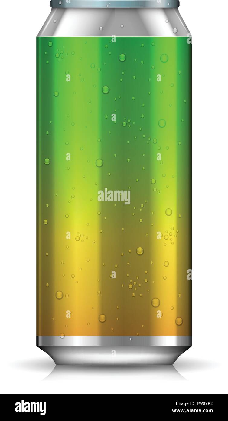 Can color mockups realistic style. Vector illustration. Can use for ...