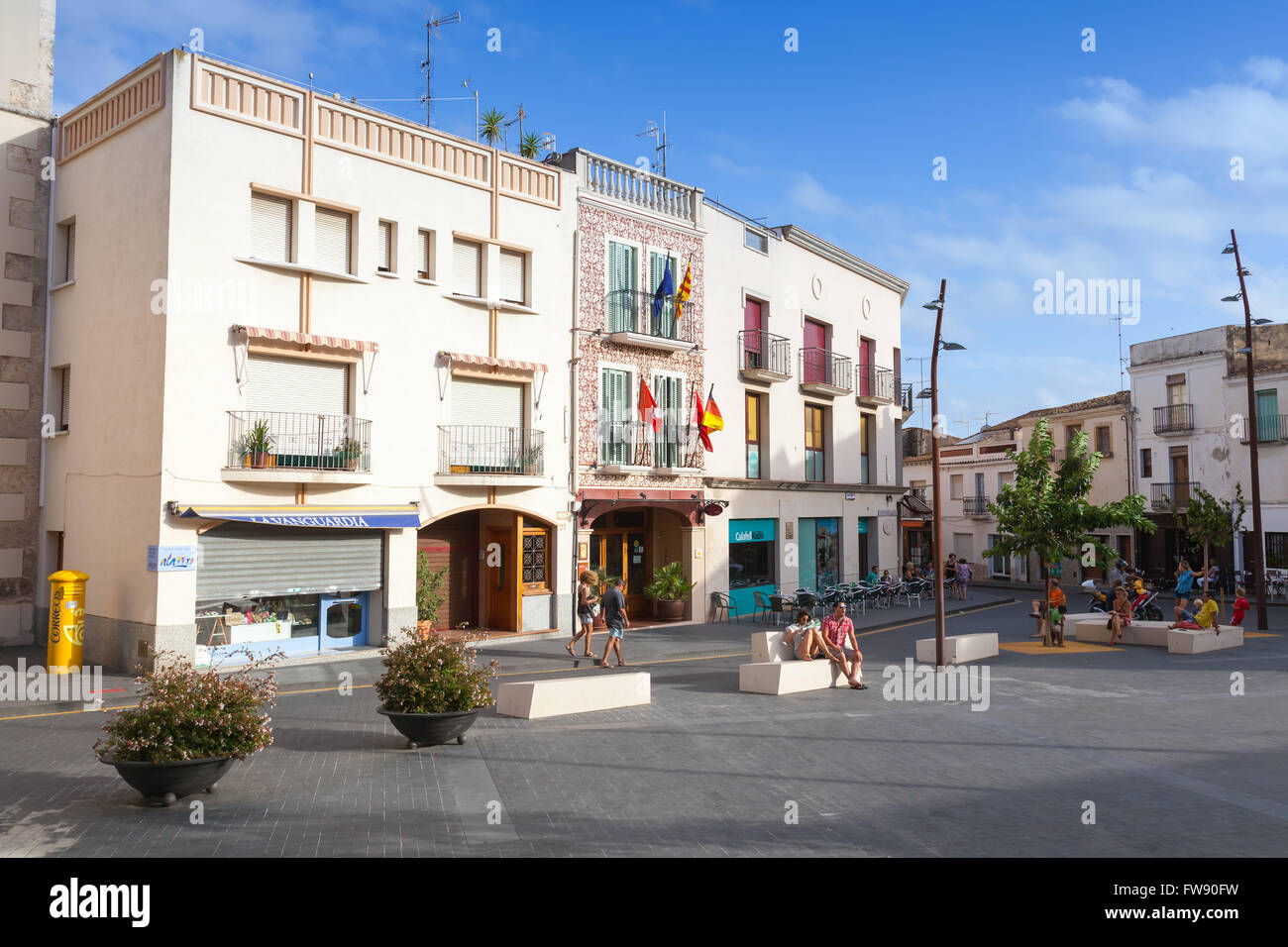 Square calafell hi-res stock photography and images - Alamy