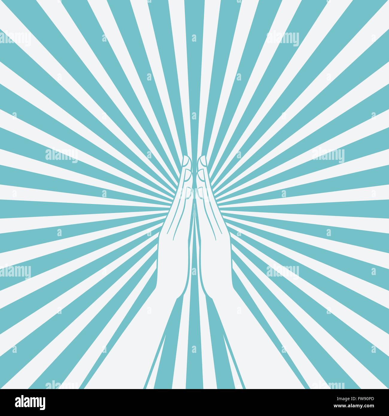 prayer hands symbol Stock Vector Image & Art - Alamy