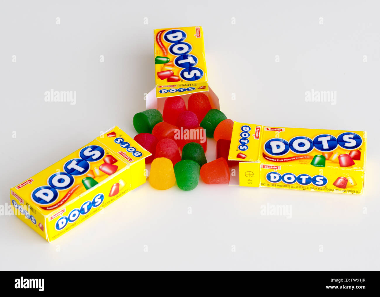 DOTS (also known as Mason Dots) gumdrops, which are marketed by Tootsie ...