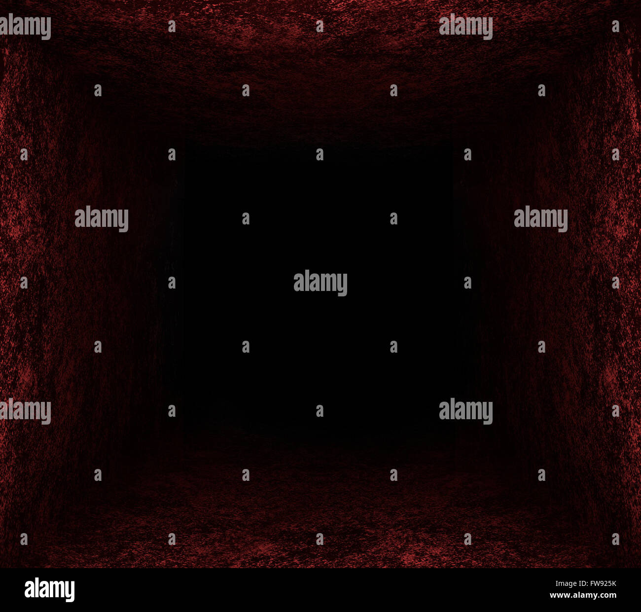 dark red stone hole. black background Stock Photo - Alamy