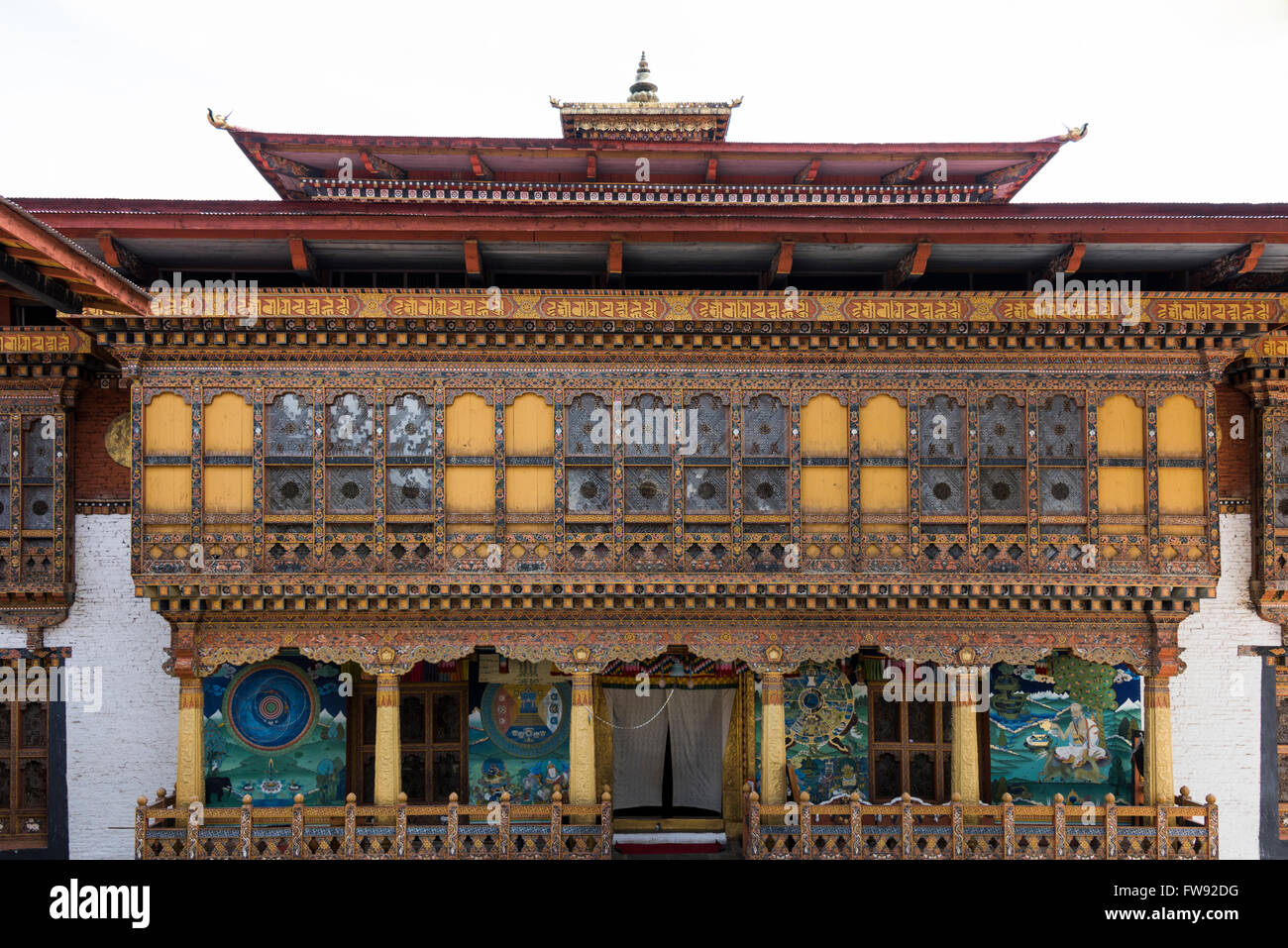 Architecture balcony bhutan building hi-res stock photography and ...