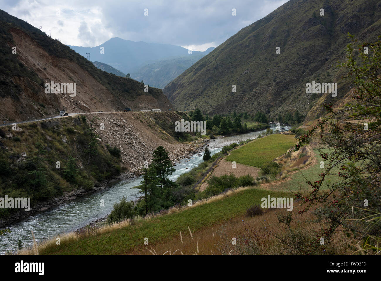 Paro Valley, Bhutan Stock Photo - Alamy