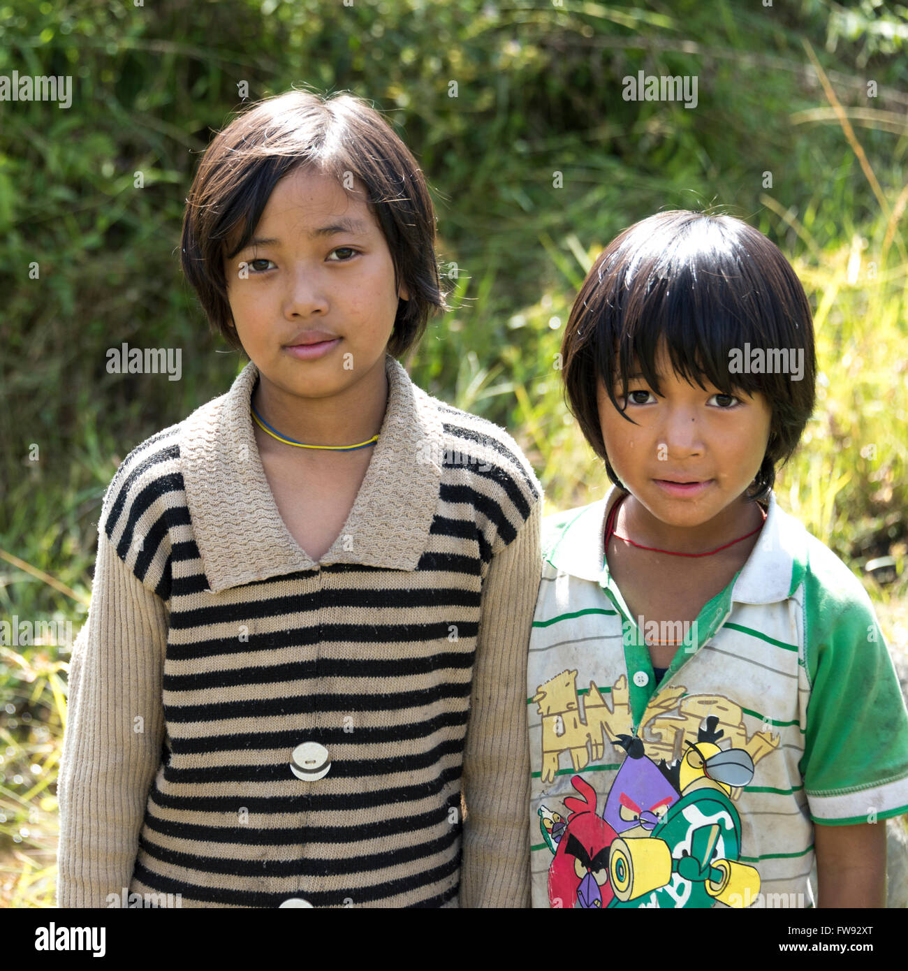 Punakha valley bhutan children hi-res stock photography and images - Alamy