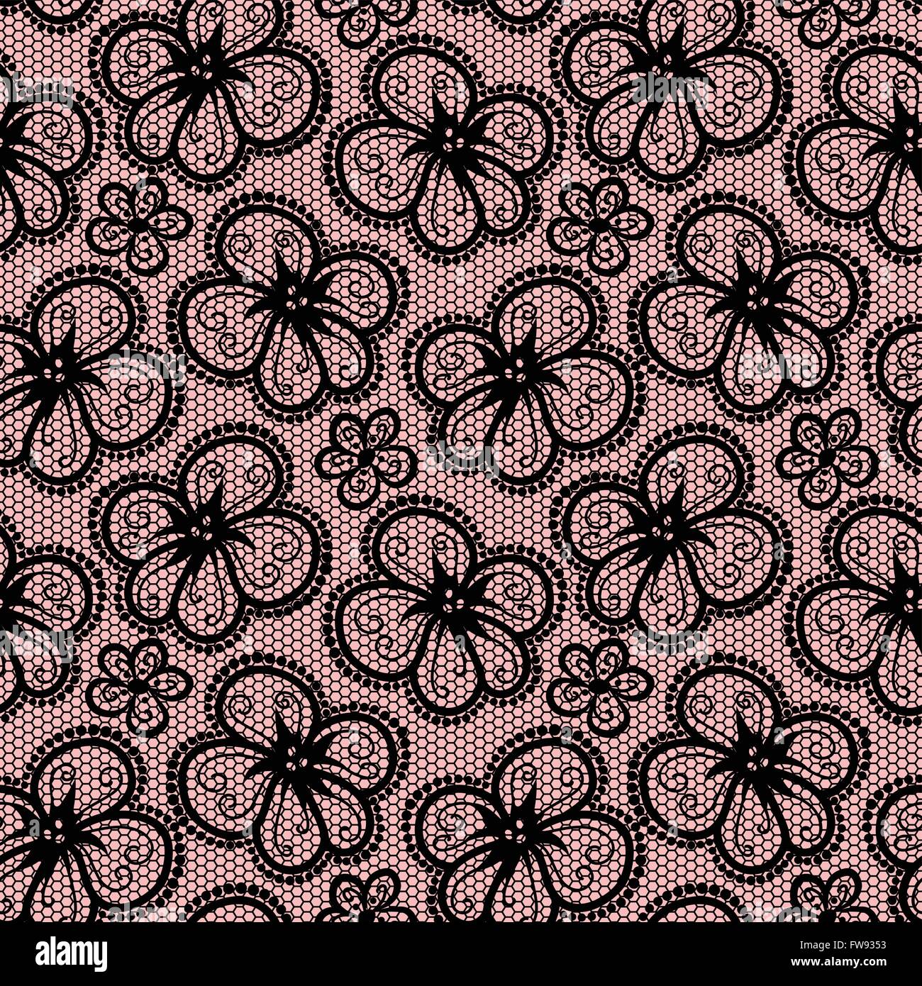 Flower lace seamless pattern Stock Vector Image & Art - Alamy