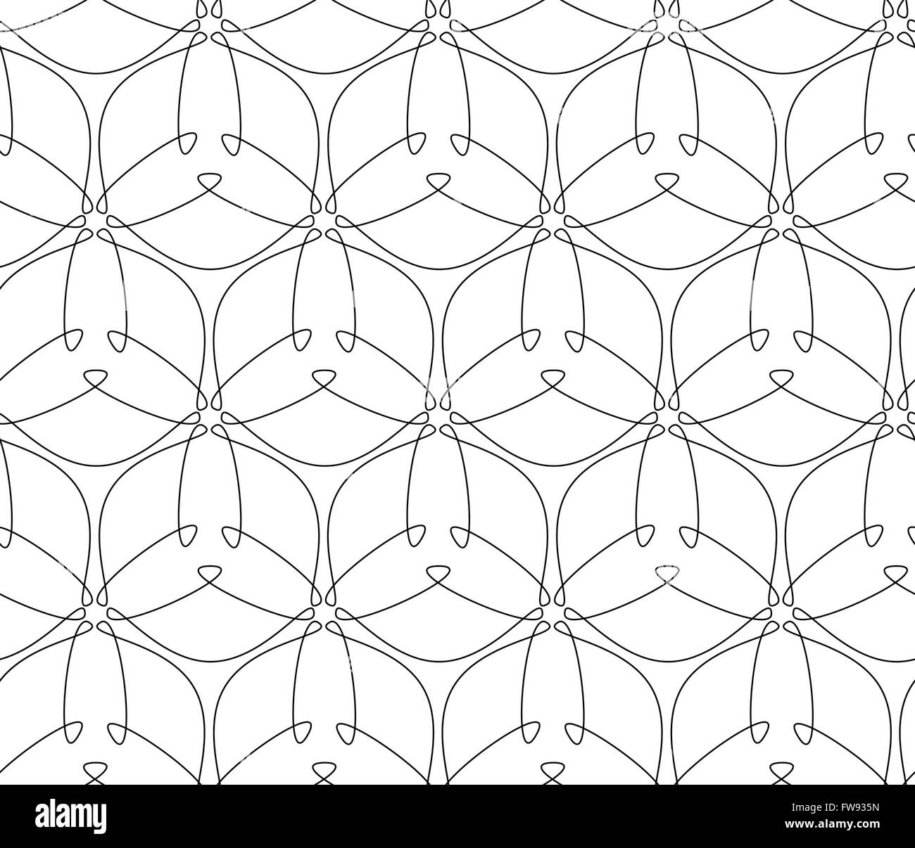 Geometric line art seamless pattern Stock Vector Image & Art - Alamy