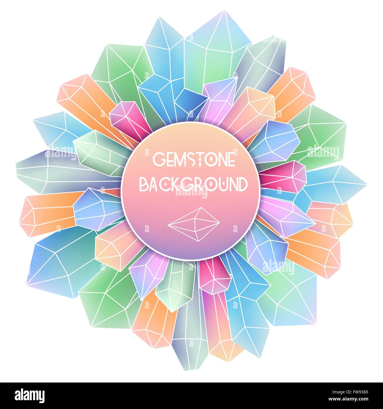 Crystal frame vector vectors hi-res stock photography and images - Alamy