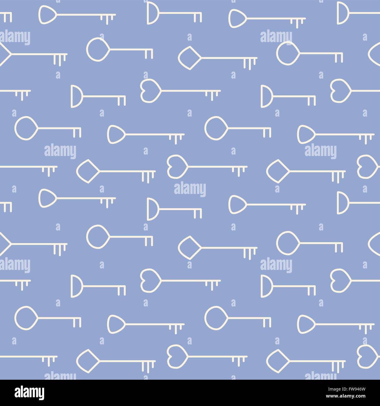 Seamless pattern made of keys Stock Vector Image & Art - Alamy