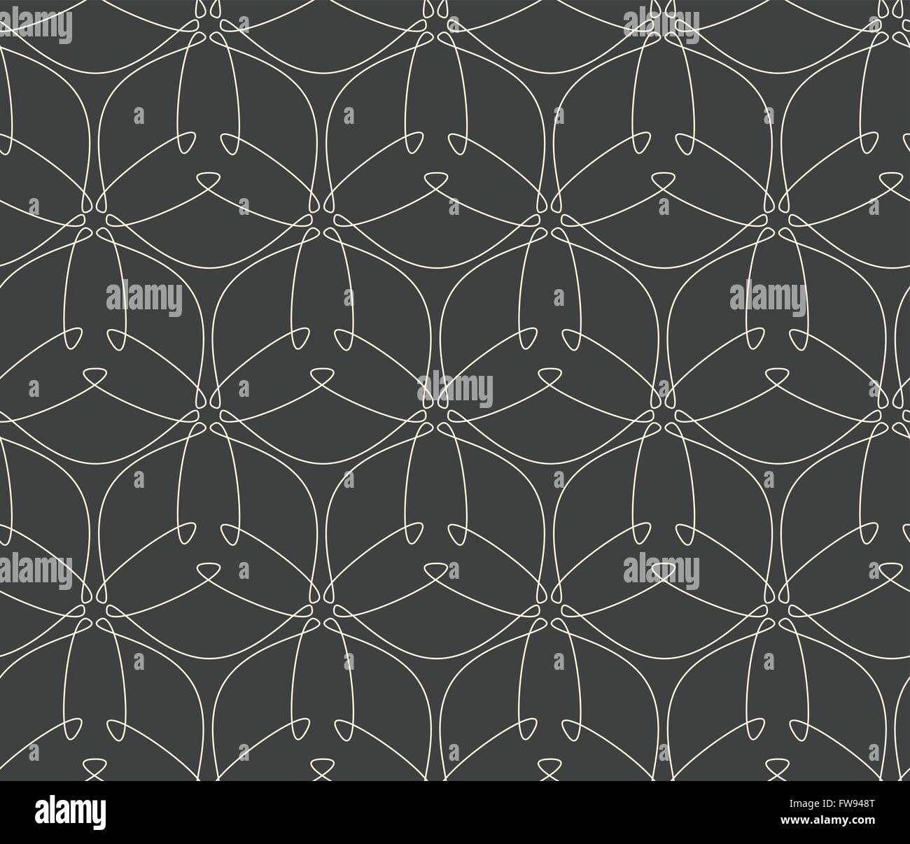 Geometric line art seamless pattern Stock Vector Image & Art - Alamy