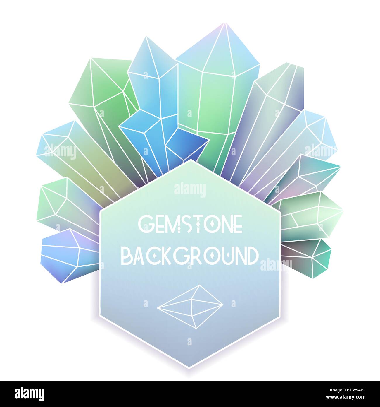 Crystal frame vector vectors hi-res stock photography and images - Alamy