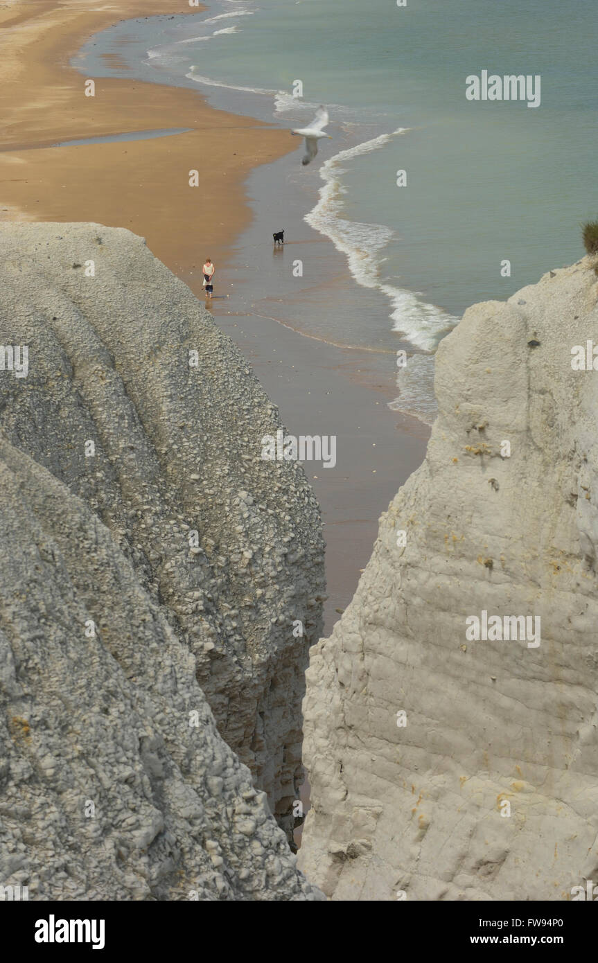 Botany Bay near Broadstairs in Kent. England. UK. Europe Stock Photo ...
