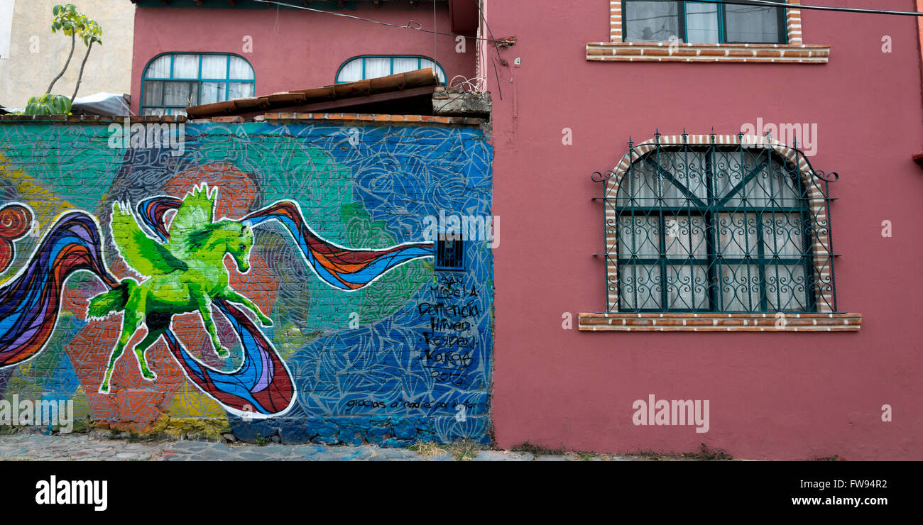 Mural san miguel de allende hi-res stock photography and images - Alamy