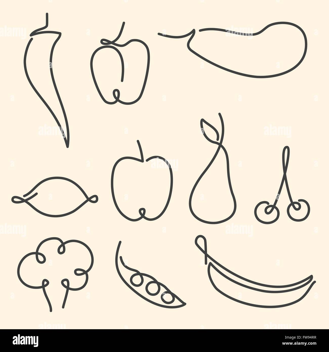 Simple one line logo hi-res stock photography and images - Alamy