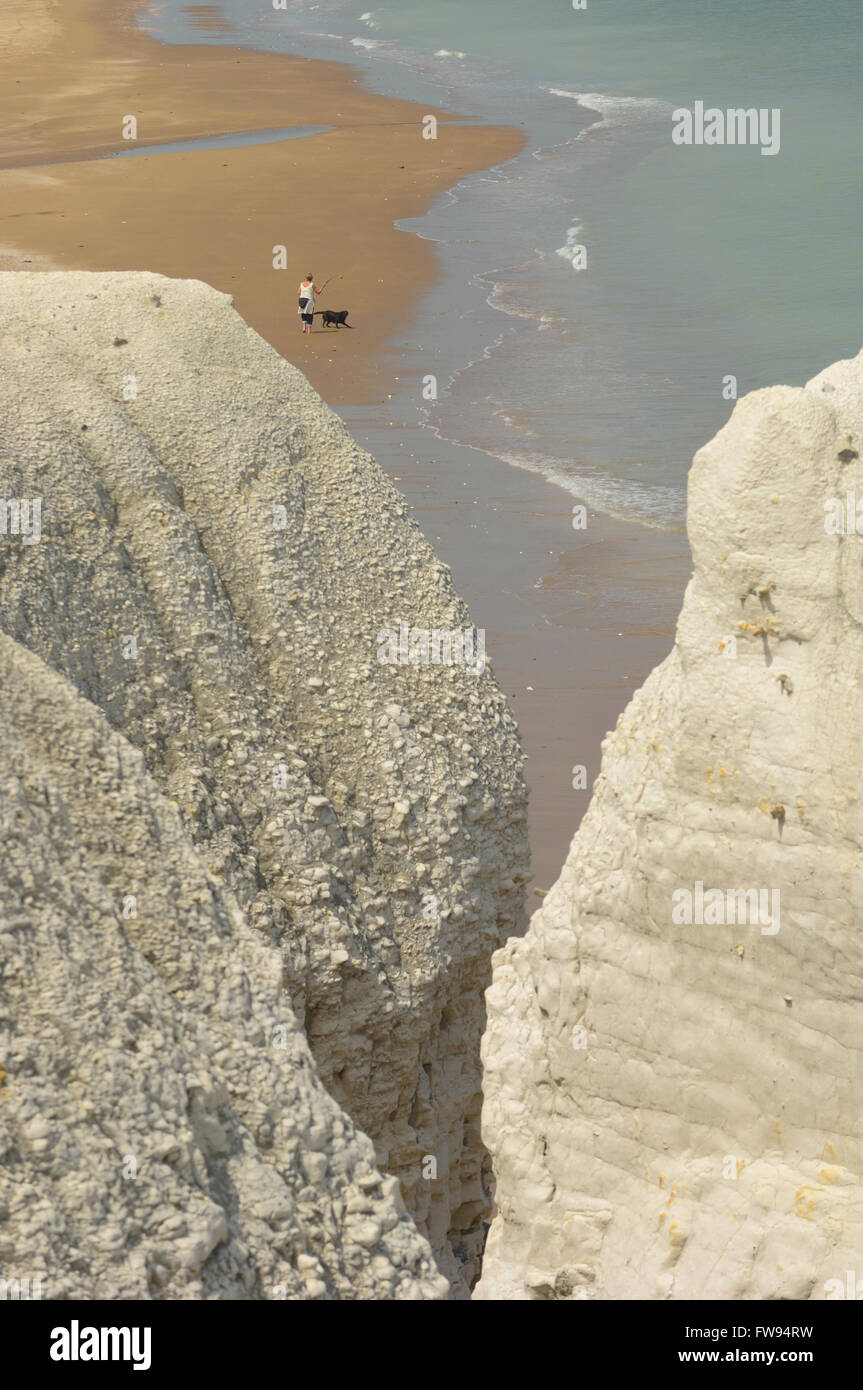 Botany Bay near Broadstairs in Kent. England. UK. Europe Stock Photo ...