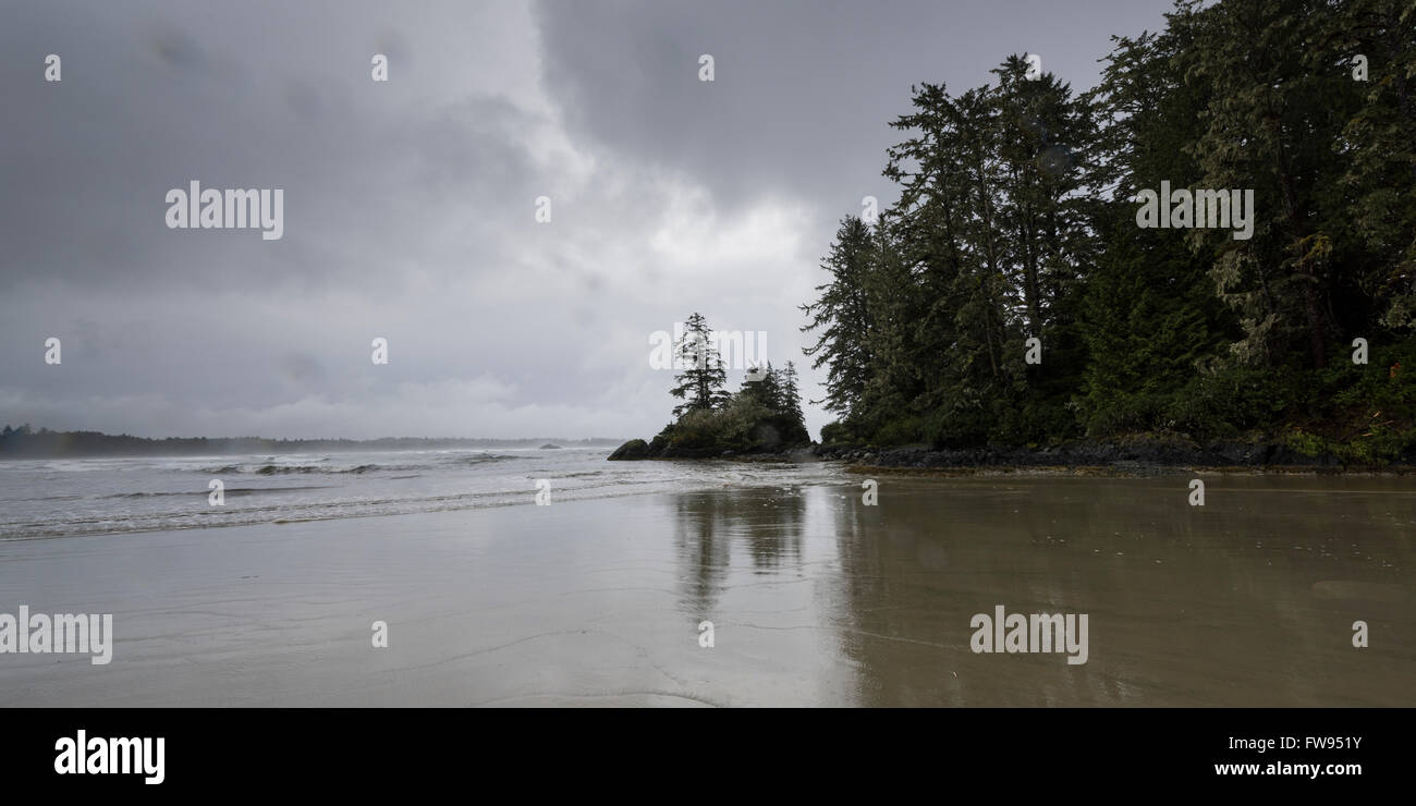 View of an ocean inlet, Pacific Rim National Park Reserve, British ...
