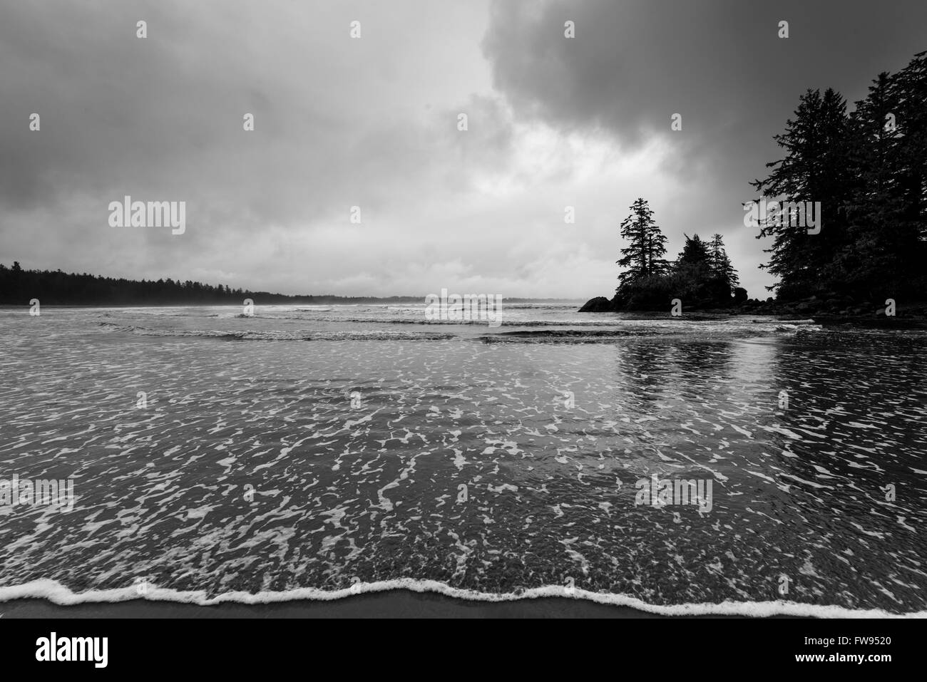 View of an ocean inlet, Pacific Rim National Park Reserve, British ...
