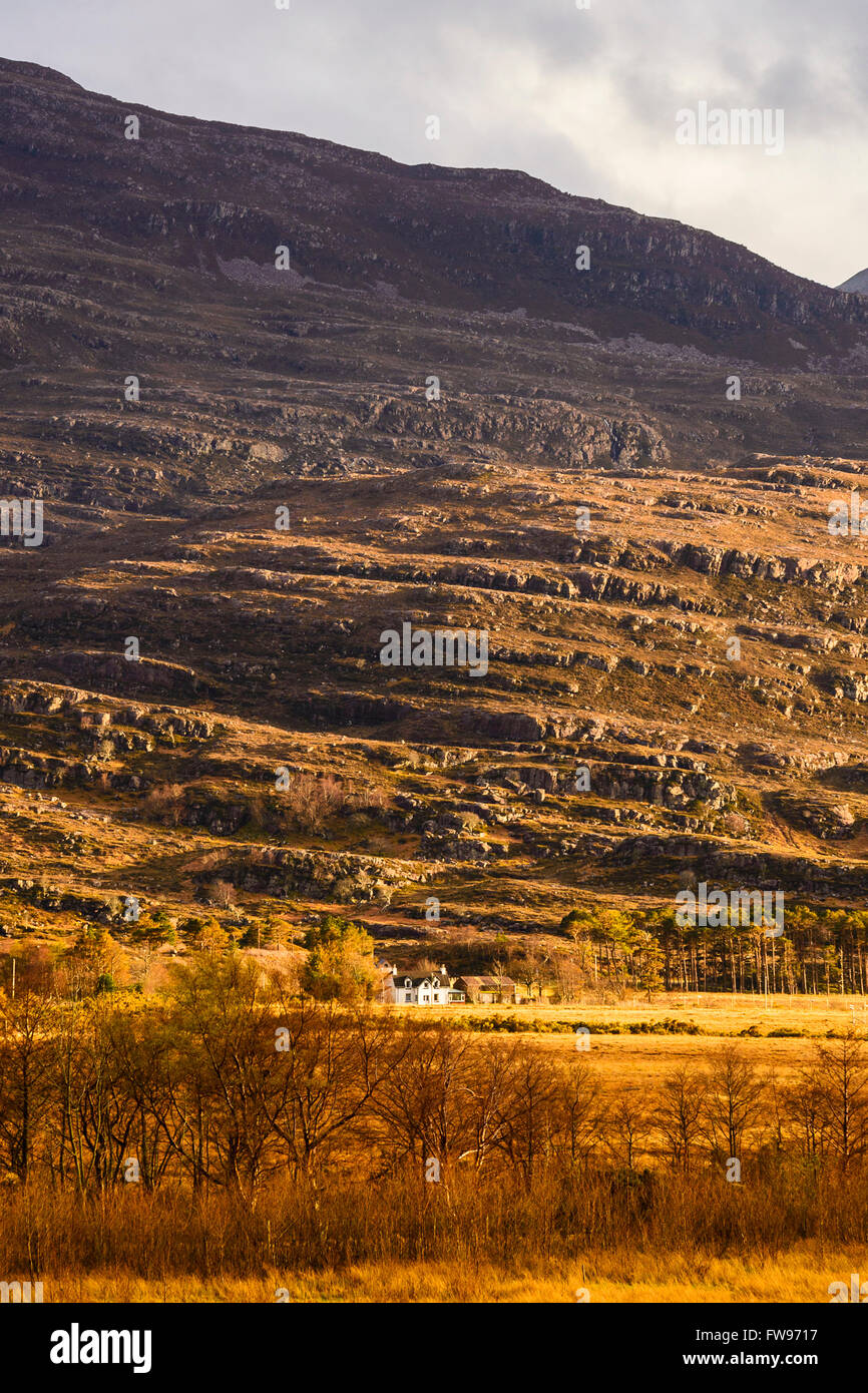 Cottage at Annat Torridon Highland Scotland Stock Photo - Alamy