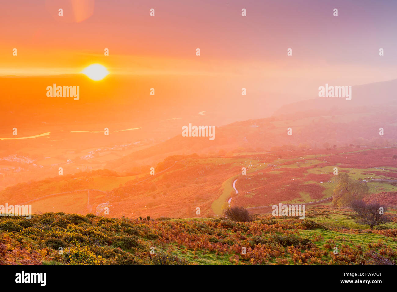 Conwy valley wales hi-res stock photography and images - Alamy