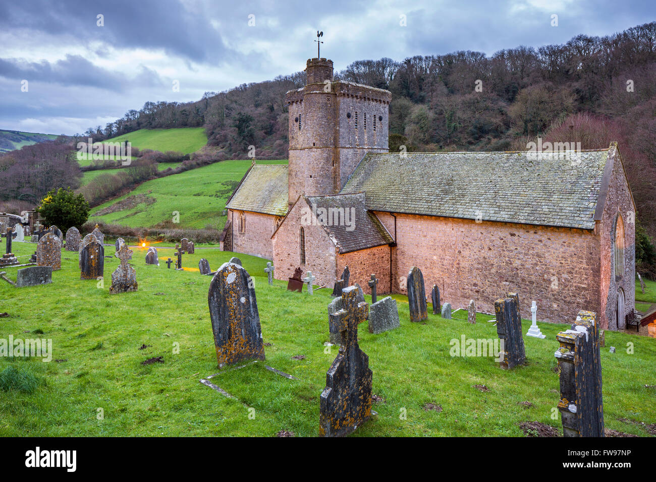 St. Winifred's Church, Branscombe, Devon, England, United Kingdom ...
