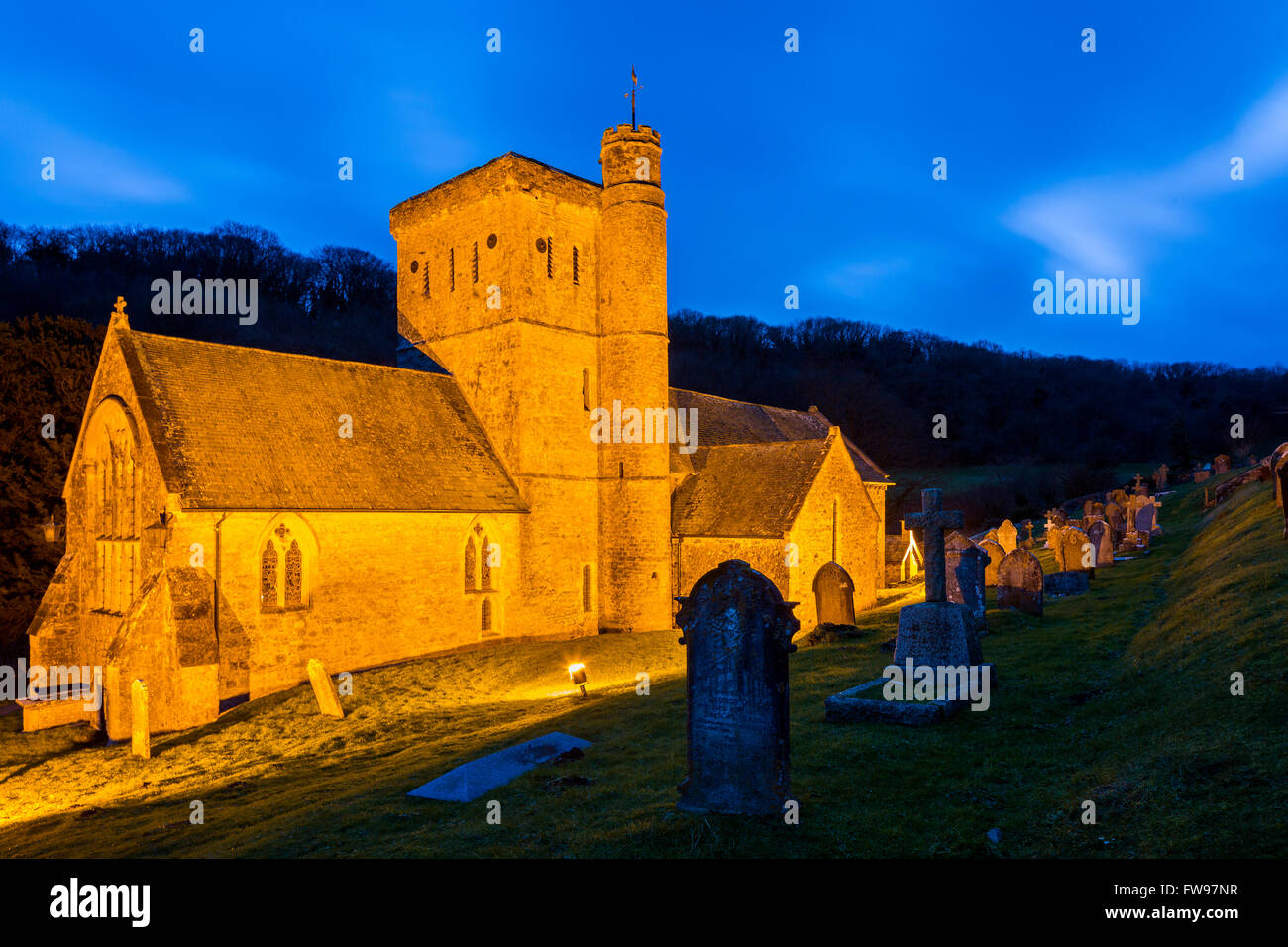 St winifreds church hi-res stock photography and images - Alamy