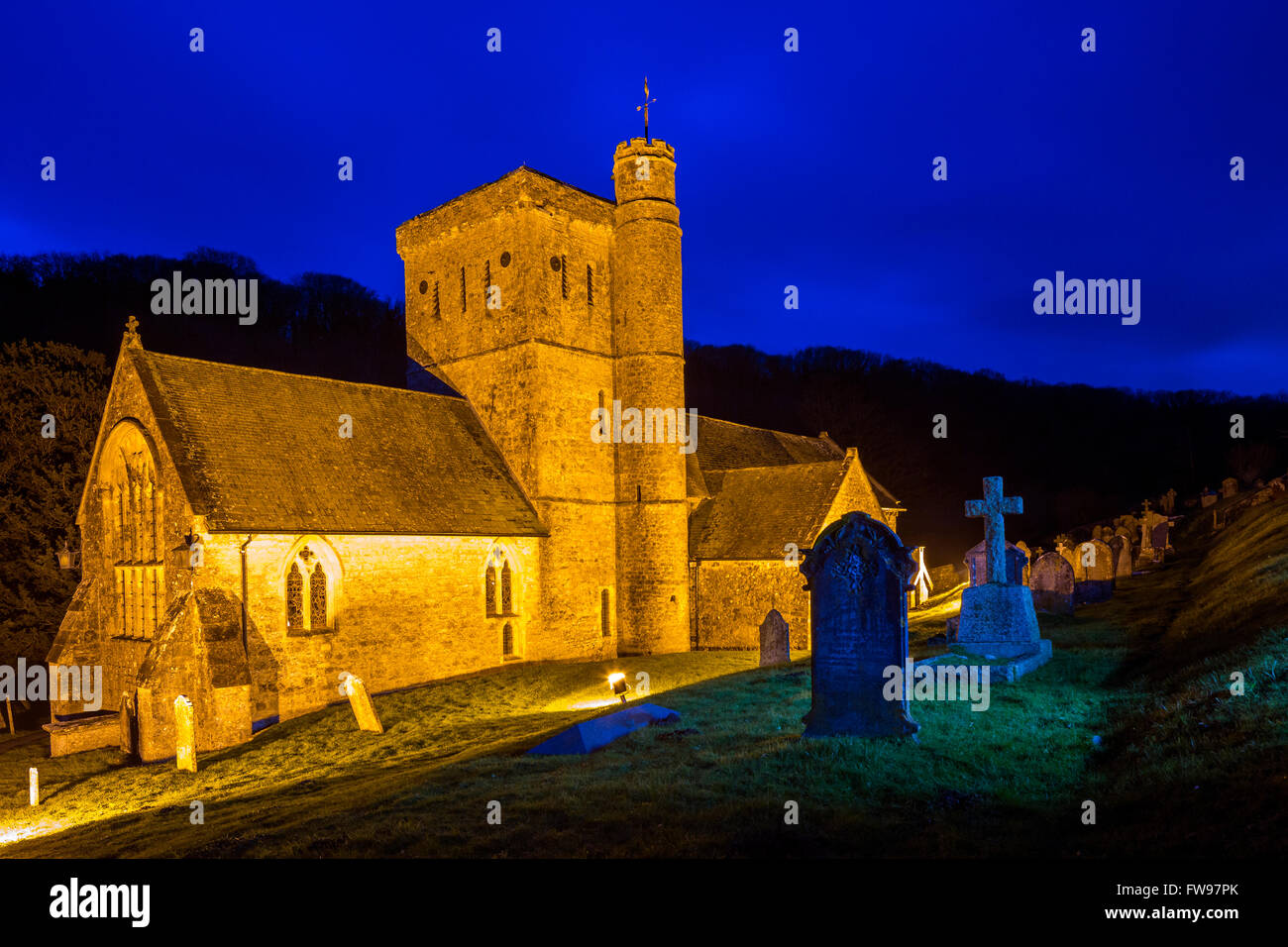 St winifreds church hi-res stock photography and images - Alamy
