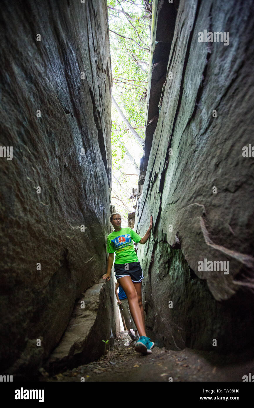 Devil's Kitchen at Caesar's Head State Park in South Carolina Stock ...