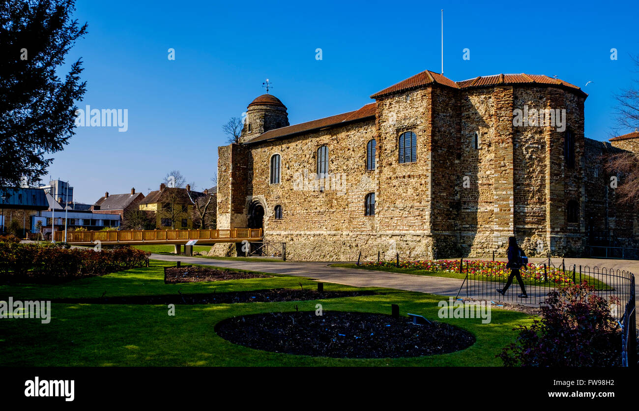 Colchester Castle, Essex, England now houses the Castle Museum ...