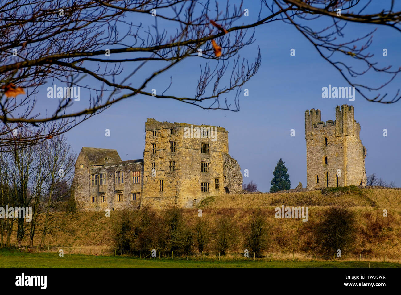 Helmsley Castle - a medieval castle situated in the market town of ...