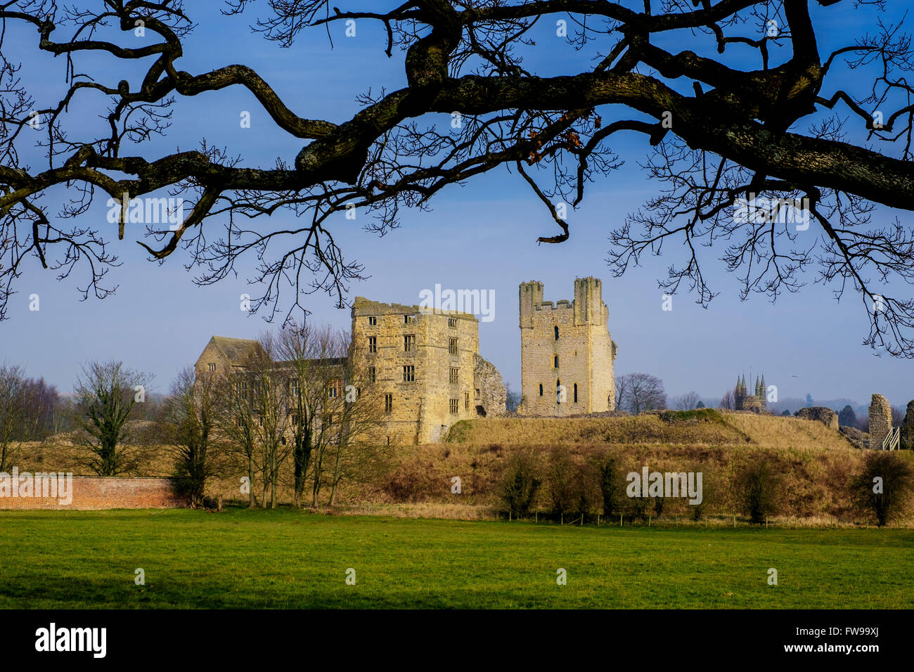 Helmsley Castle - a medieval castle situated in the market town of ...