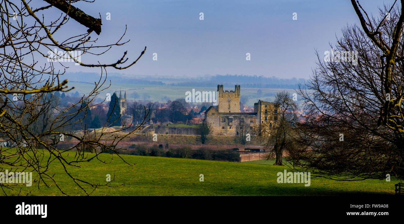 Helmsley Castle - a medieval castle situated in the market town of ...