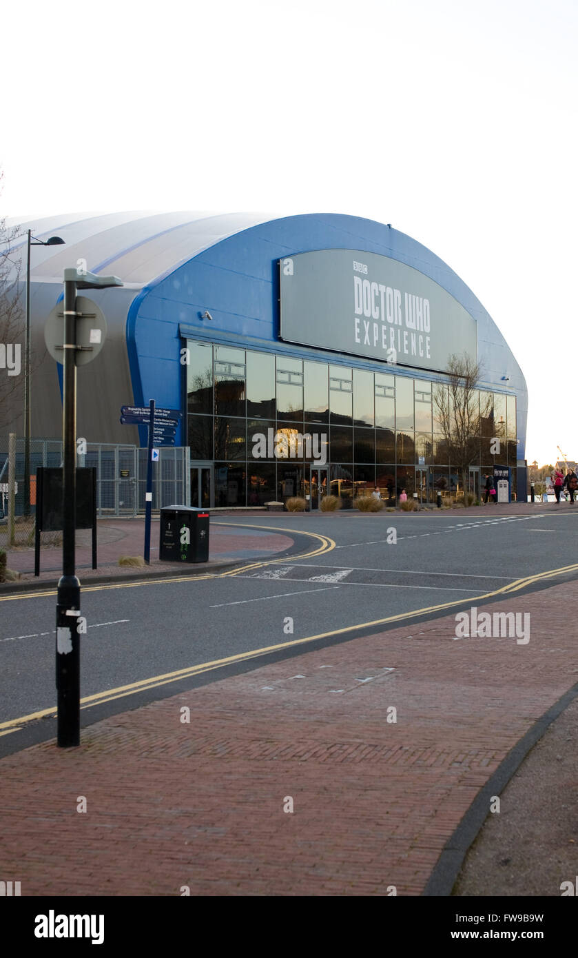 Dr Who Experience in Cardiff Bay, Cardiff, Wales, UK Stock Photo - Alamy